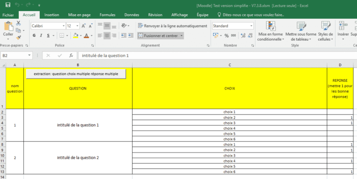Utiliser Excel pour simplifier et massifier la création de questions ...